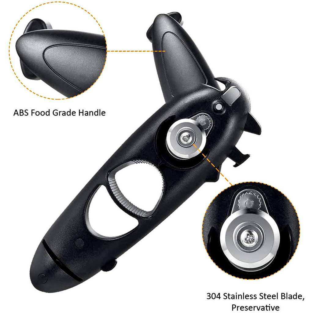 8 in 1 Can Opener Heavy Duty and Tin Opener Beer Cans Bottle Box Opener ...