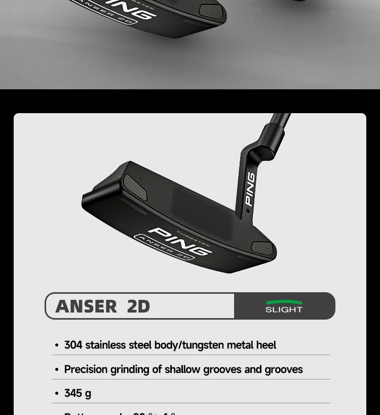 PING ANSER 2D Golf Putter Right Hand, Low Center Of Gravity, With ...