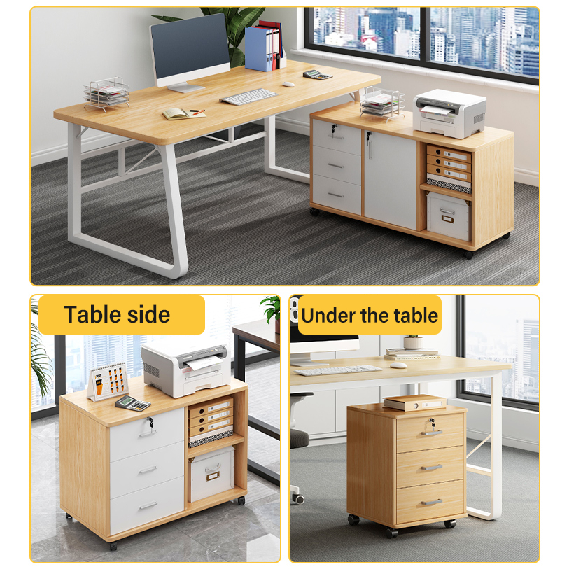 EXINHOME File cabinet office small cabinet modern with lock drawers ...