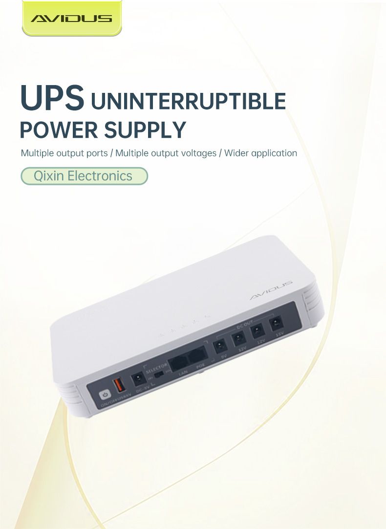 AVIDUS 16000mAh Mini CCTV UPS Power With Voice Function For Android And ...