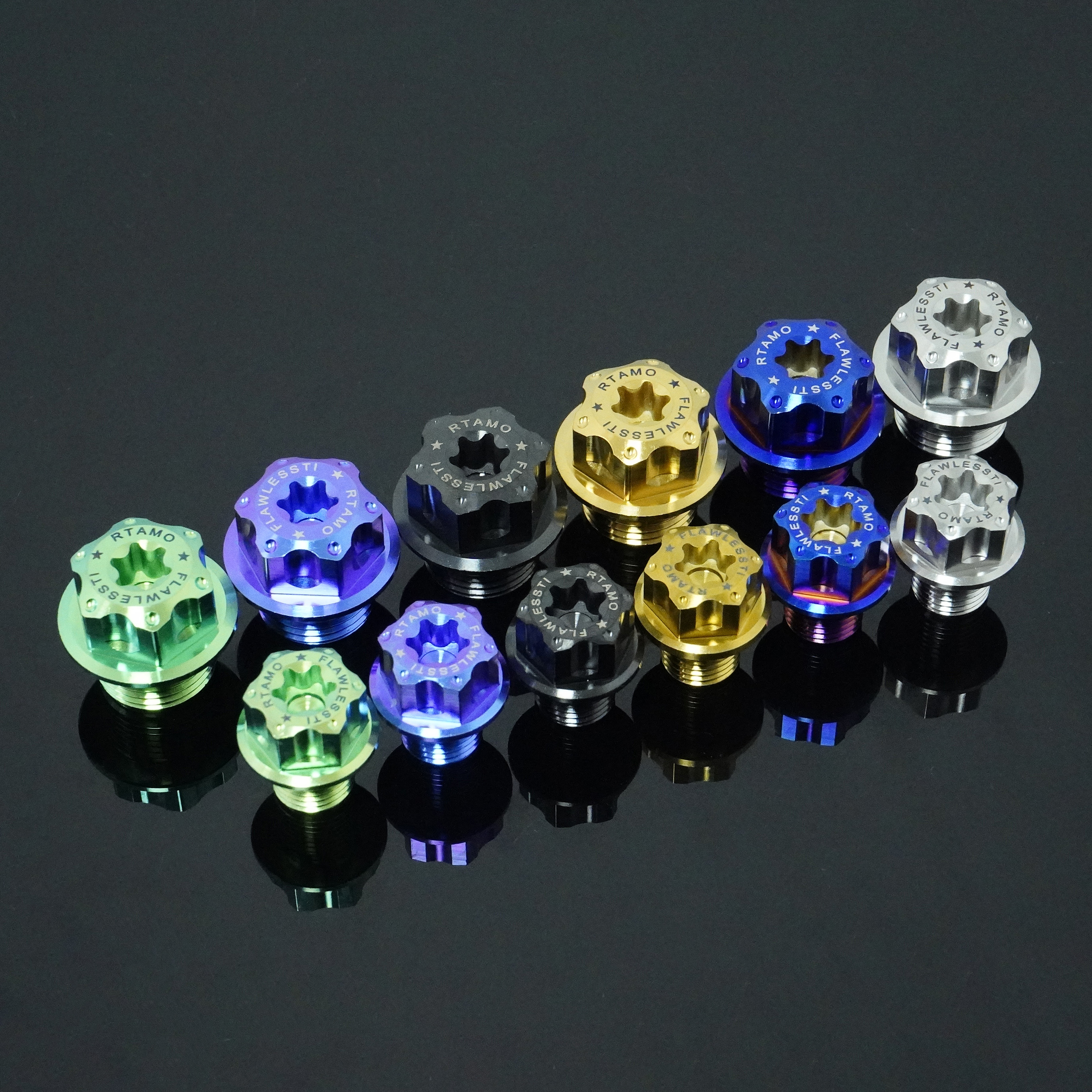 RTAMO Titanium Gr5 Oxygen O2 Sensor Bung Plug Bolt Nmax Xmax Tmax Pipe ...