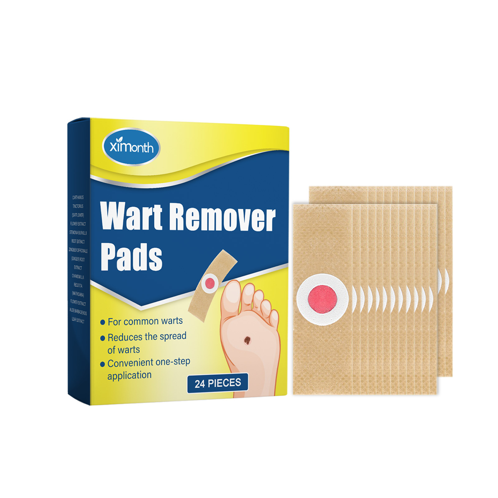 Foot Care Wart Removal Pads, Plantar Callus Remover Bandaids ...