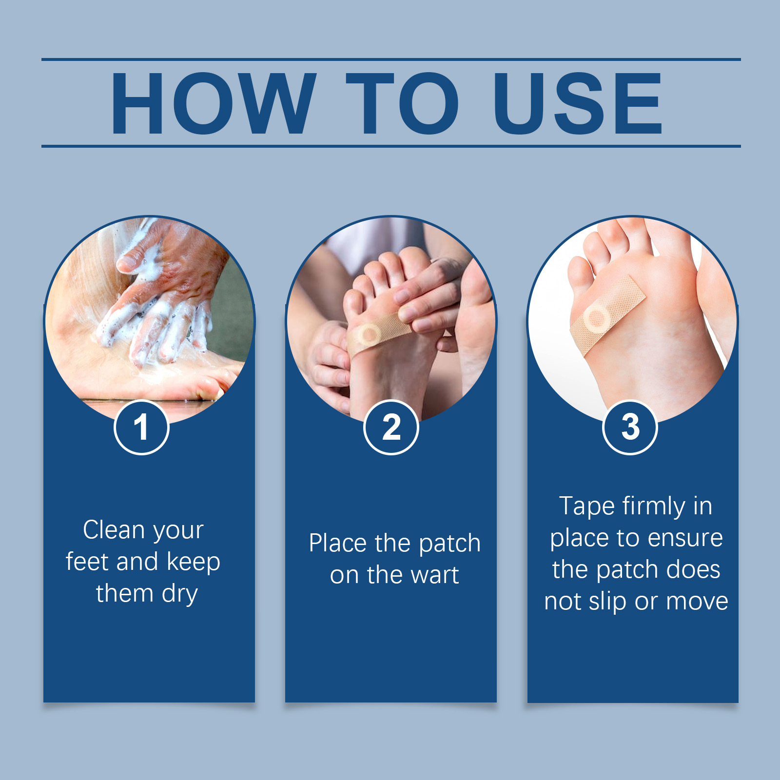 Foot Care Wart Removal Pads, Plantar Callus Remover Bandaids ...