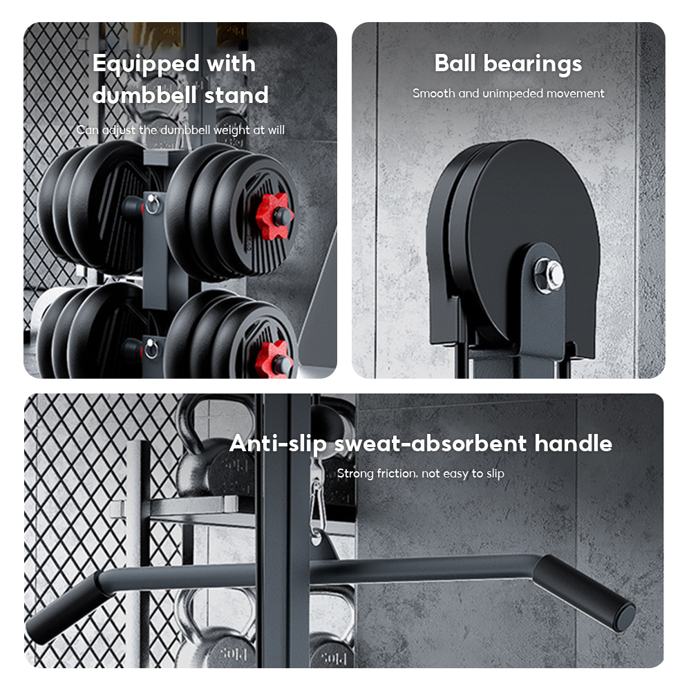 OneTwoFit high pull-down dumbbell bench sit-up bench multi-function ...