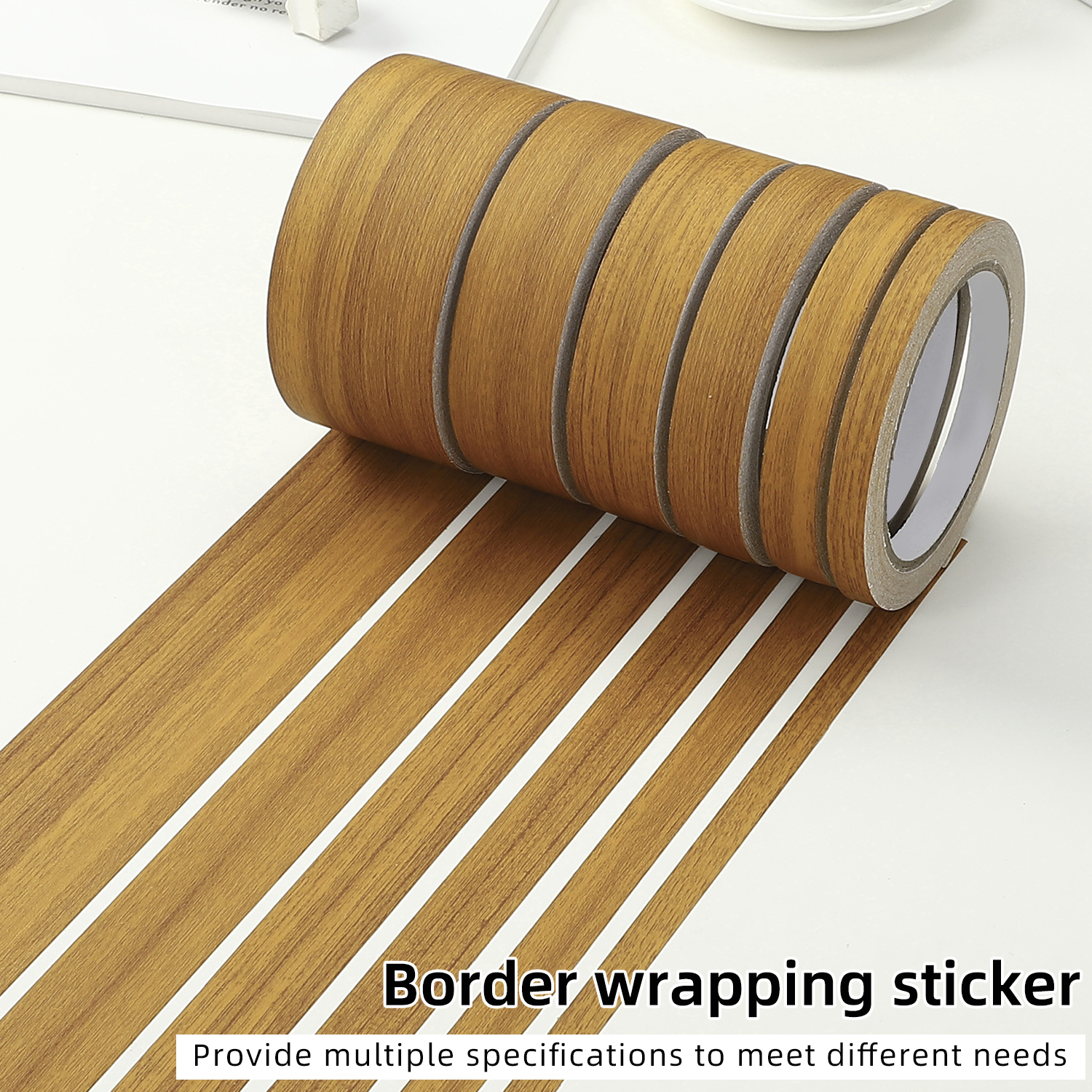 Furniture & Cabinet Edge Banding Strip - Self-Adhesive Waterproof Wood ...
