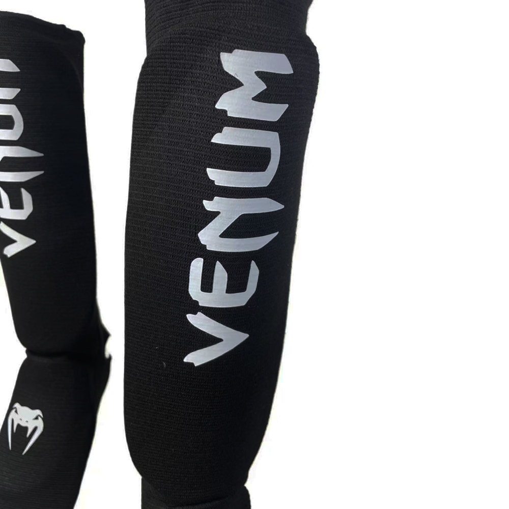 soft cotton instep Shin Guards kick boxing protector kids adults Sanda ...