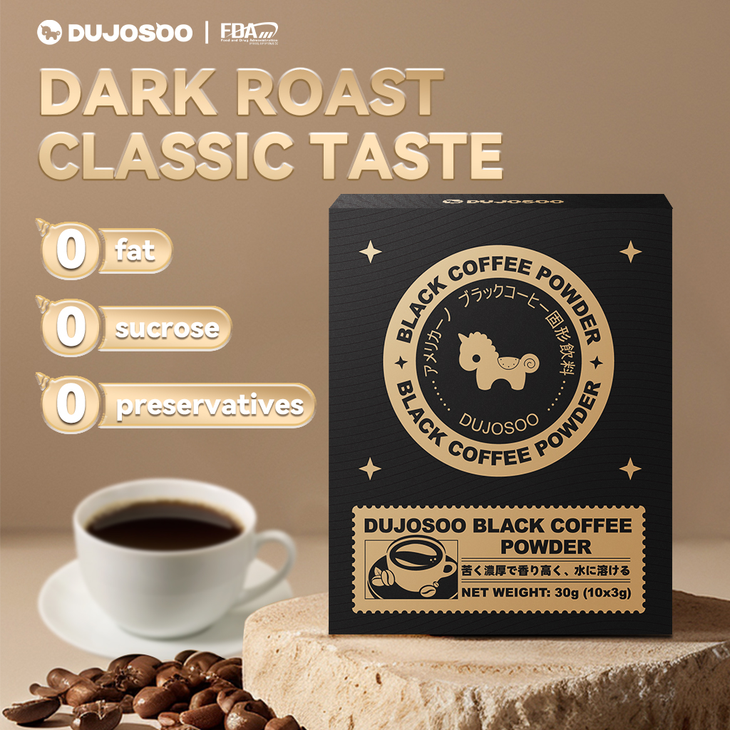 [ BUY 1 FREE 1] DUJOSOO black coffee Kofe High protein and zero fat ...