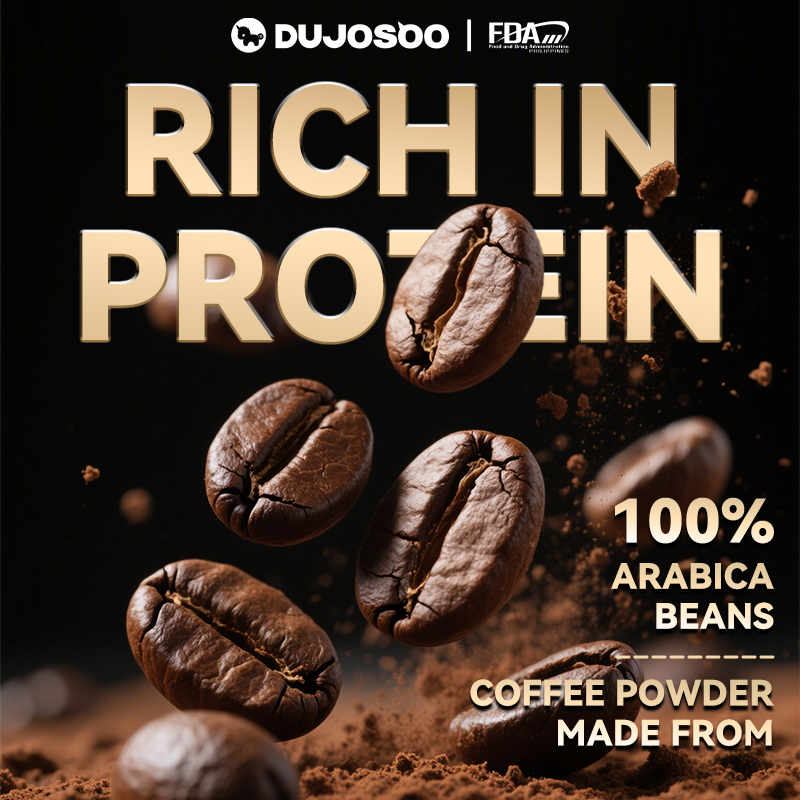 [ BUY 1 FREE 1] DUJOSOO black coffee Kofe High protein and zero fat ...