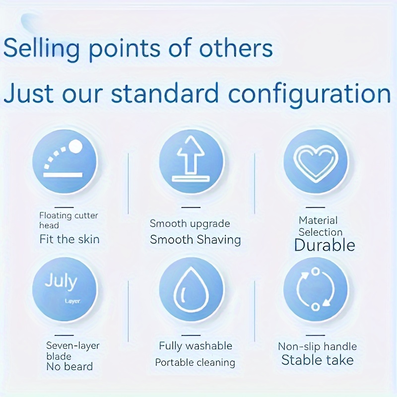 Razor for Women 3-Layer Blade Leg Hair Underarm Shaving Knife 3-layer ...