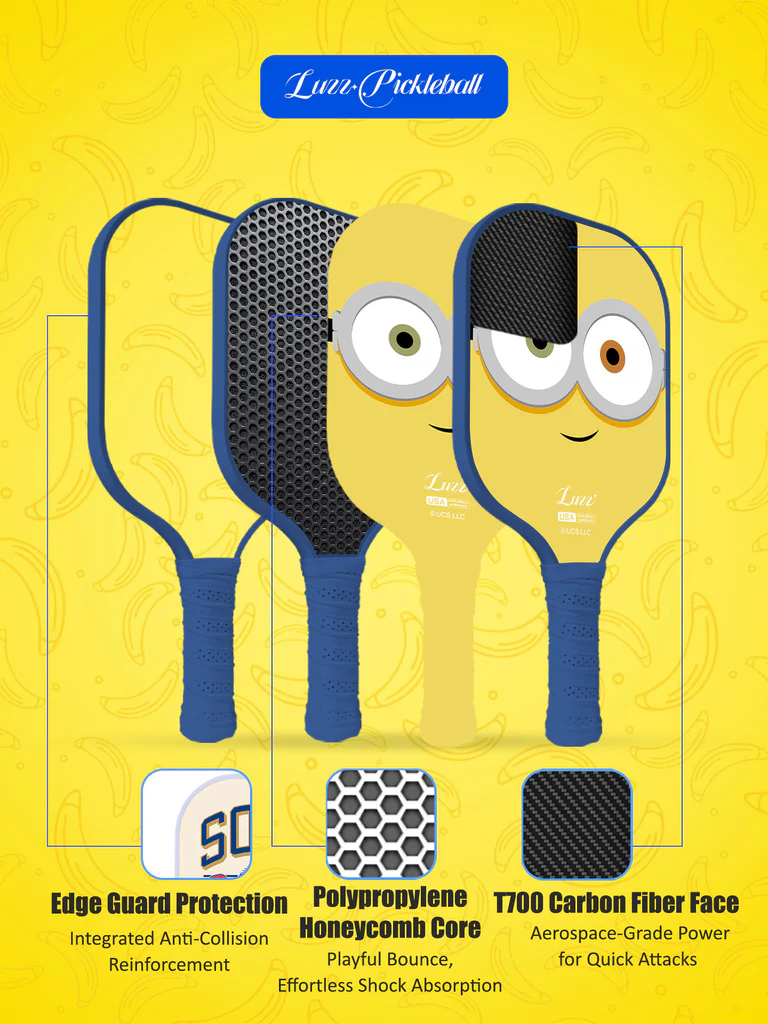 Luzz Pickleball Minions Kids Paddle | Shopee Philippines