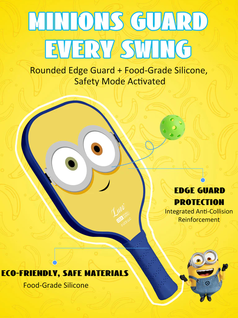 Luzz Pickleball Minions Kids Paddle | Shopee Philippines