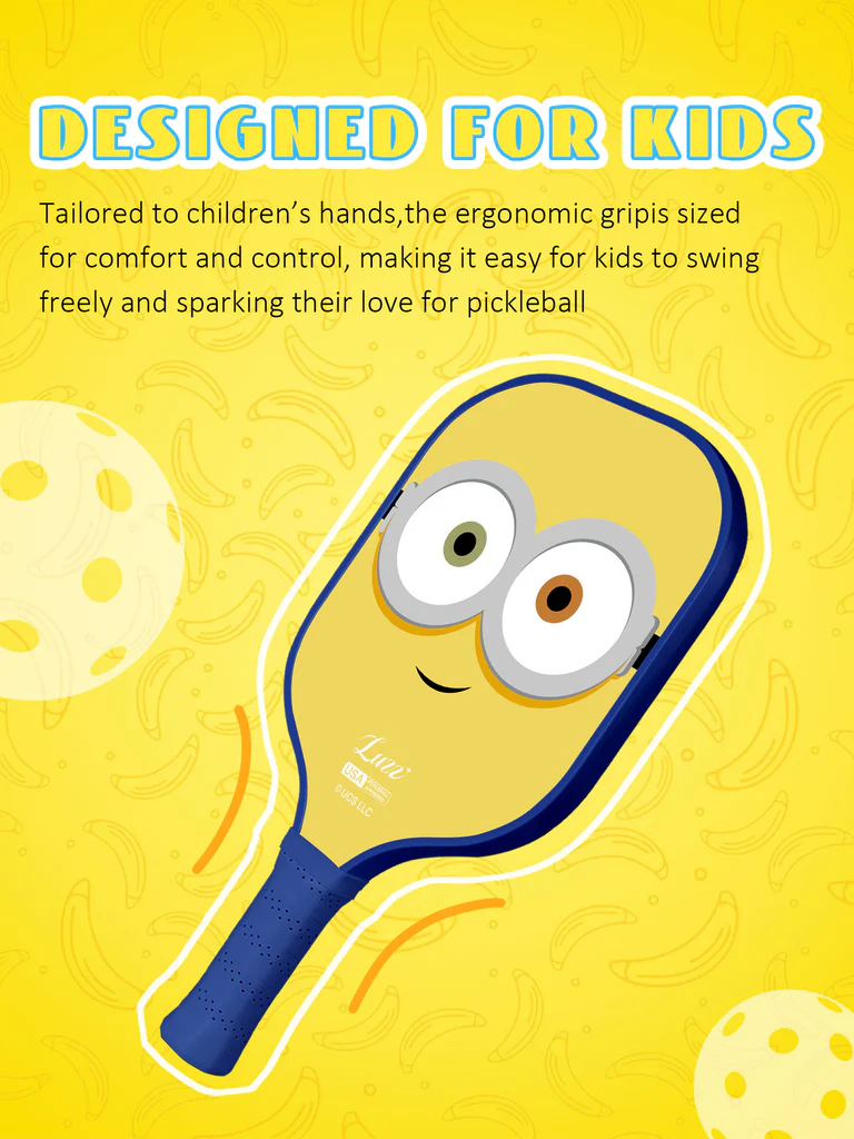 Luzz Pickleball Minions Kids Paddle | Shopee Philippines