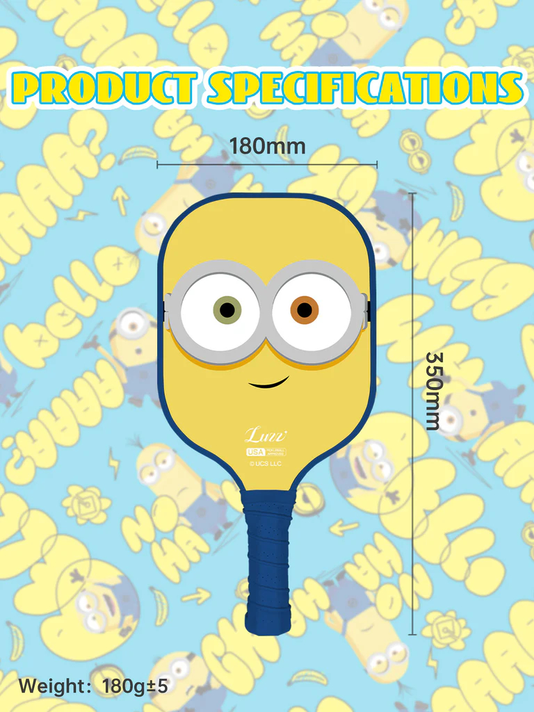 Luzz Pickleball Minions Kids Paddle | Shopee Philippines