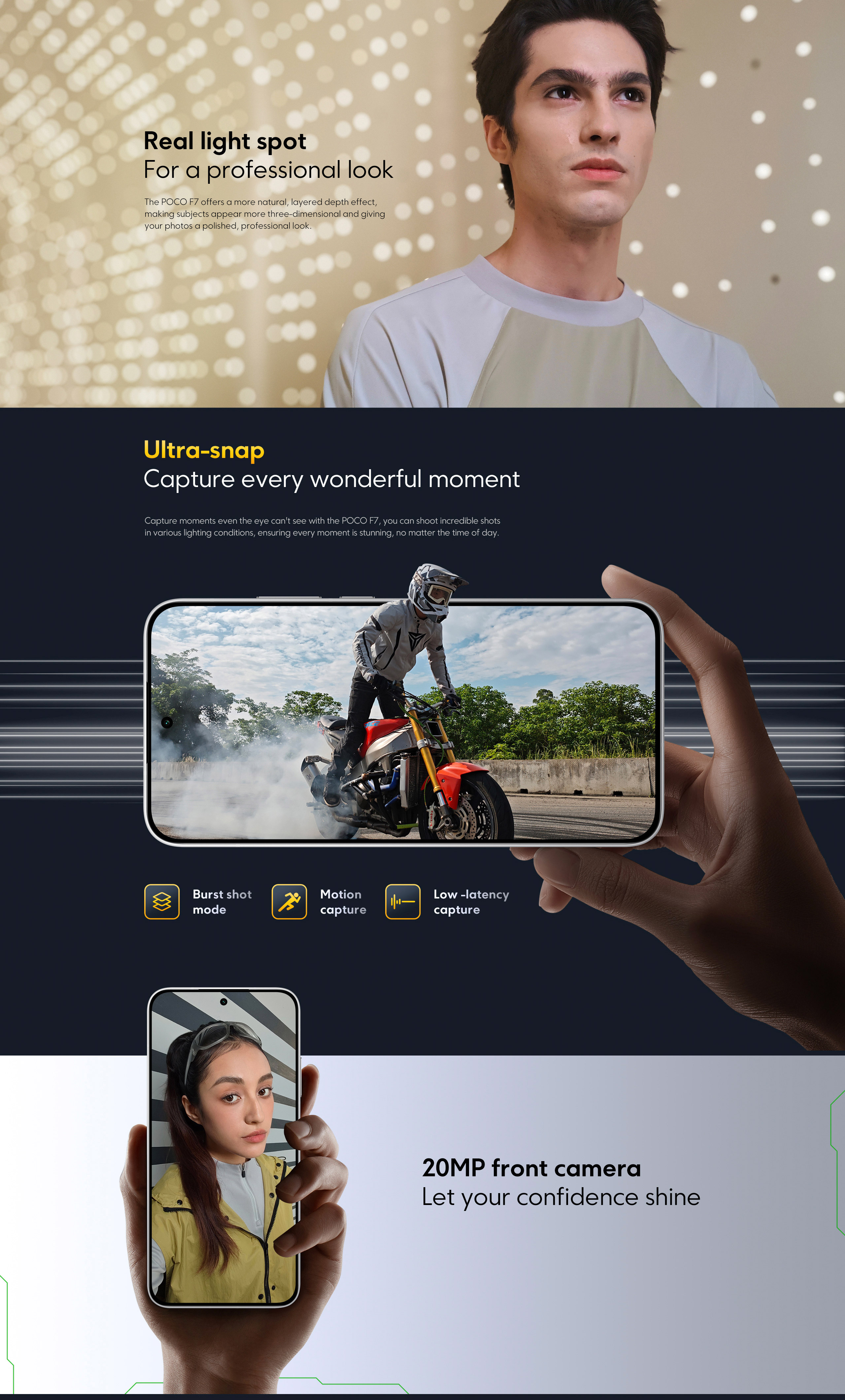 POCO F7 Smartphone | 12GB+256GB/12GB+512GB, Snapdragon 8s Gen 4 ...