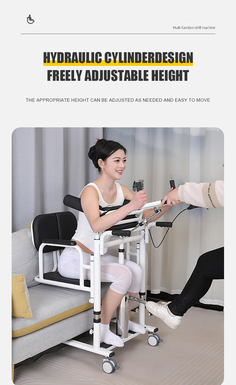 Lifting machine nursing Deluxe lifting chair hydraulic lift bedridden ...
