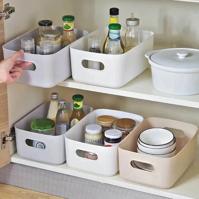 Japanese Style Simple Storage Box, Large Capacity Storage Bins with ...