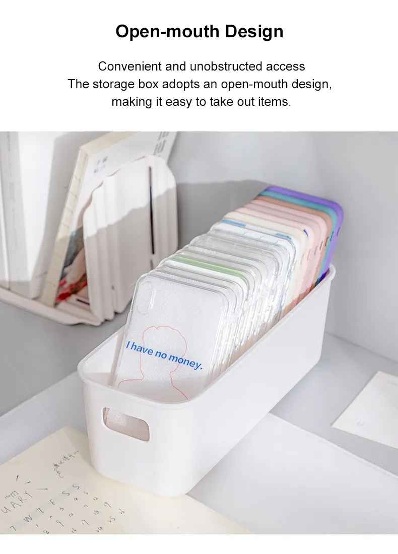 Japanese Style Simple Storage Box, Large Capacity Storage Bins with ...