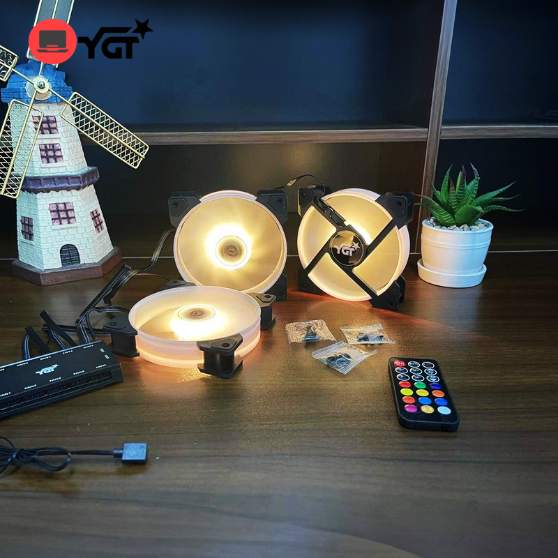YGT ARGB FAN 3 In 1 KIT 120MM Computer Case Fan Cooling Fan With ...