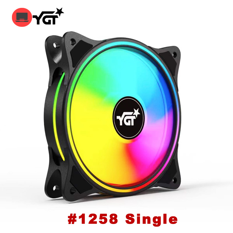 YGT ARGB FAN 3 In 1 KIT 120MM Computer Case Fan Cooling Fan With ...
