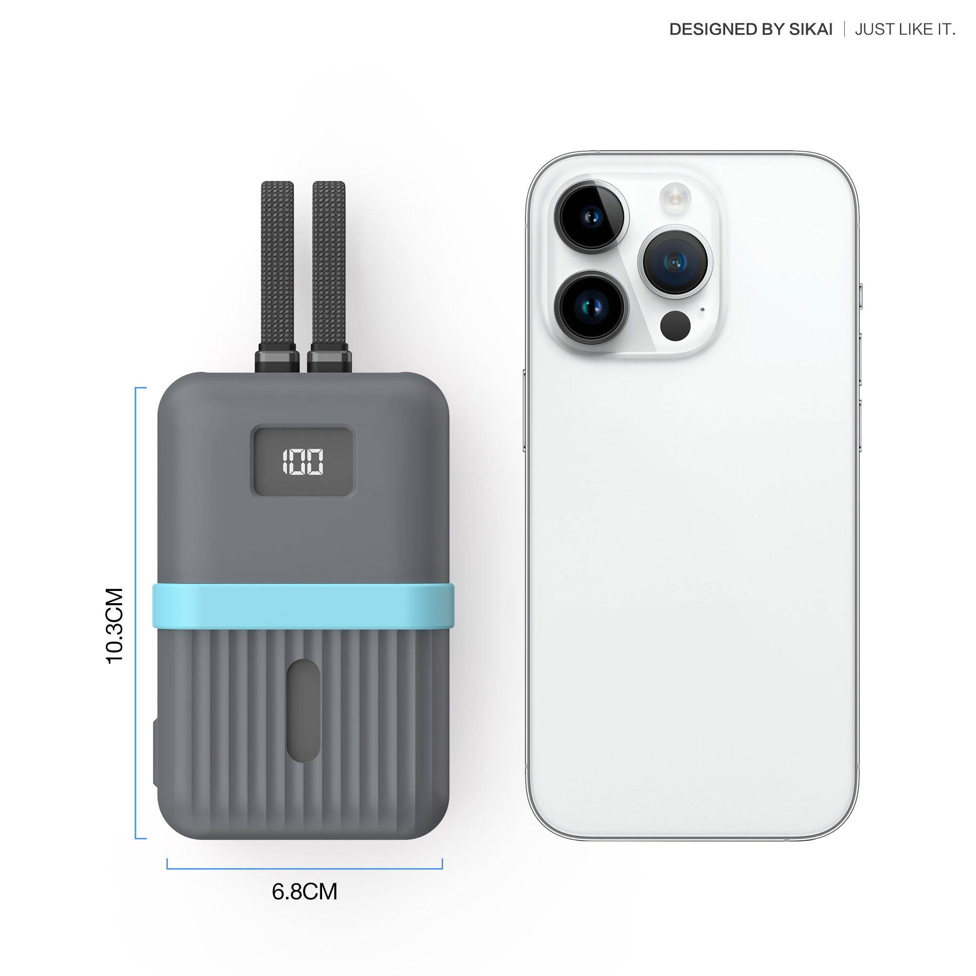 SIKAI Silicone Case for Anker Zolo 10000mAh 30W/35W Power Bank ...