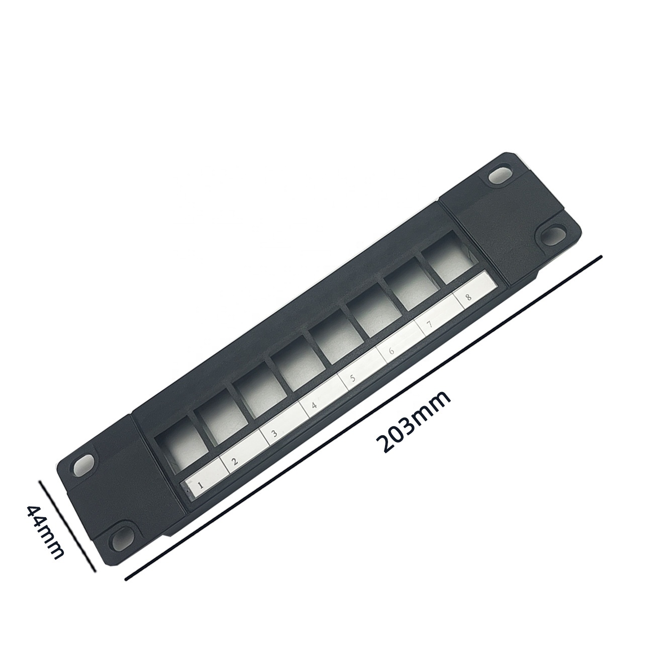 Linkwylan 8-Port Patch Panel 203mm 1U Rack Mount Home Networking ...