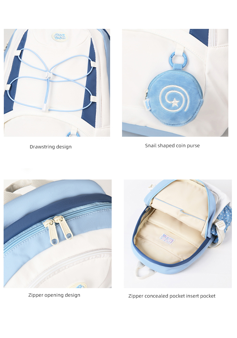 VANWALK Handbag Series V2916 New Middle and High School Girls' Backpack ...