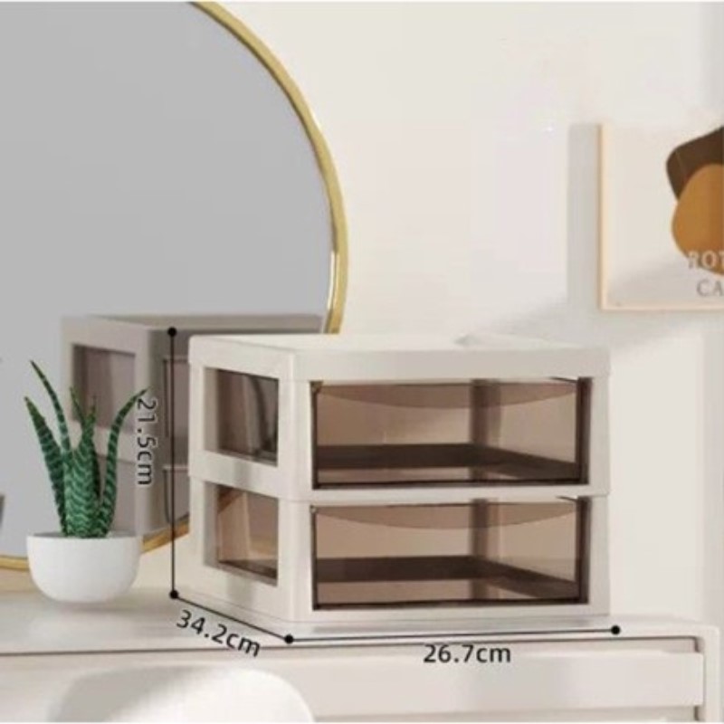 2/4/5 Tier File cabinet dual use with wheels large capacity drawer ...