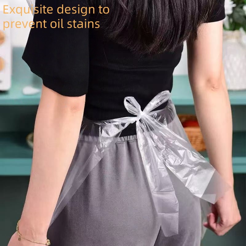 300pcs Disposable Aprons/Disposable Plastic Apron/For Cooking Plastic ...