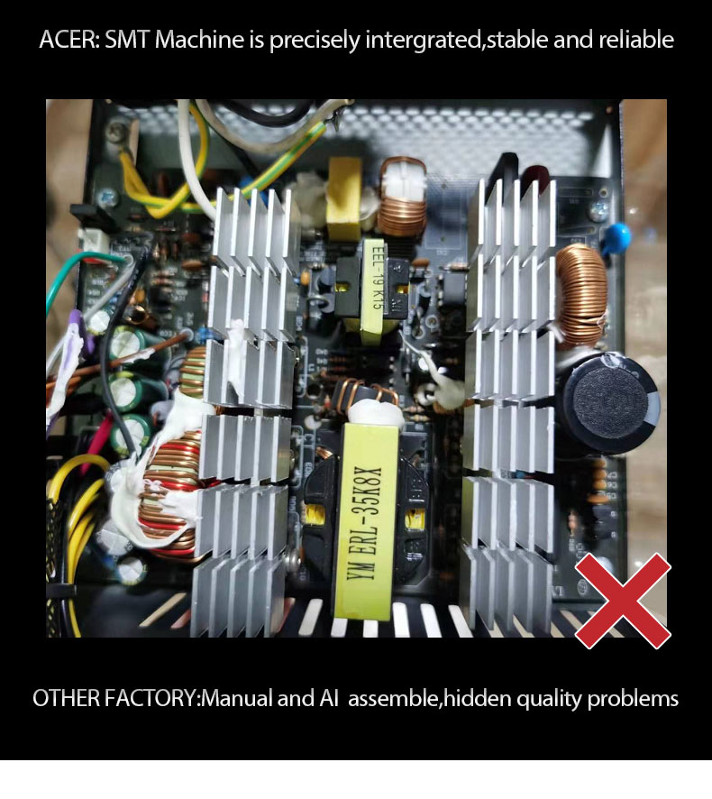 Acer Full Modular PSU 550Watts/650Watts/750Watts/1000Watts 80Plus ...