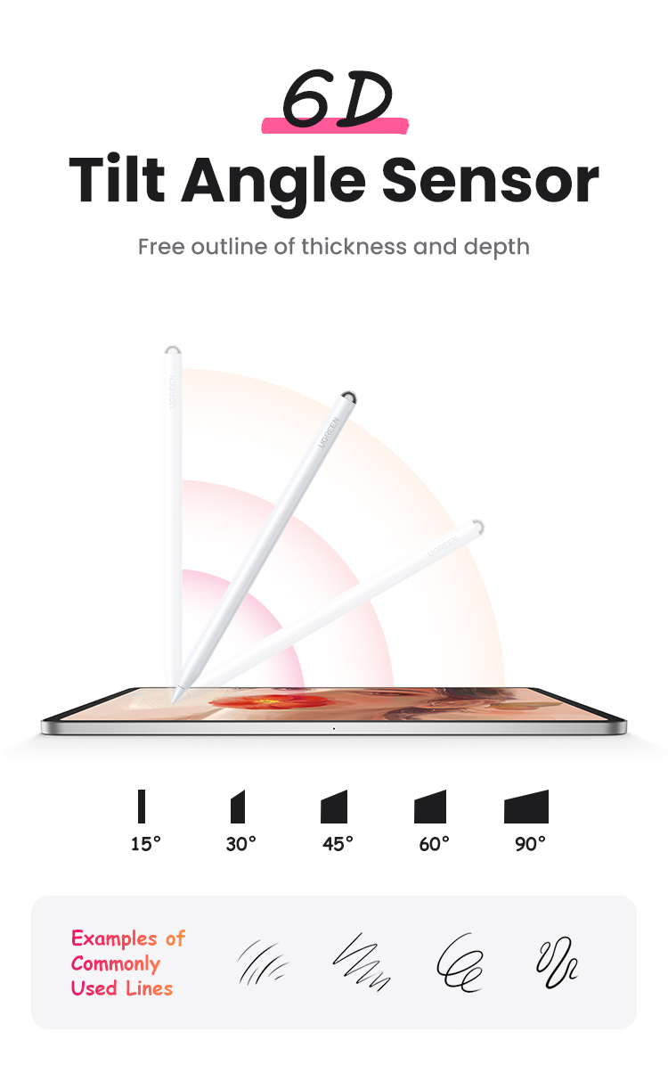 UGREEN Apple Pencil Type-C+Magnetic (2-IN-1)Charging Stylus Pen ...