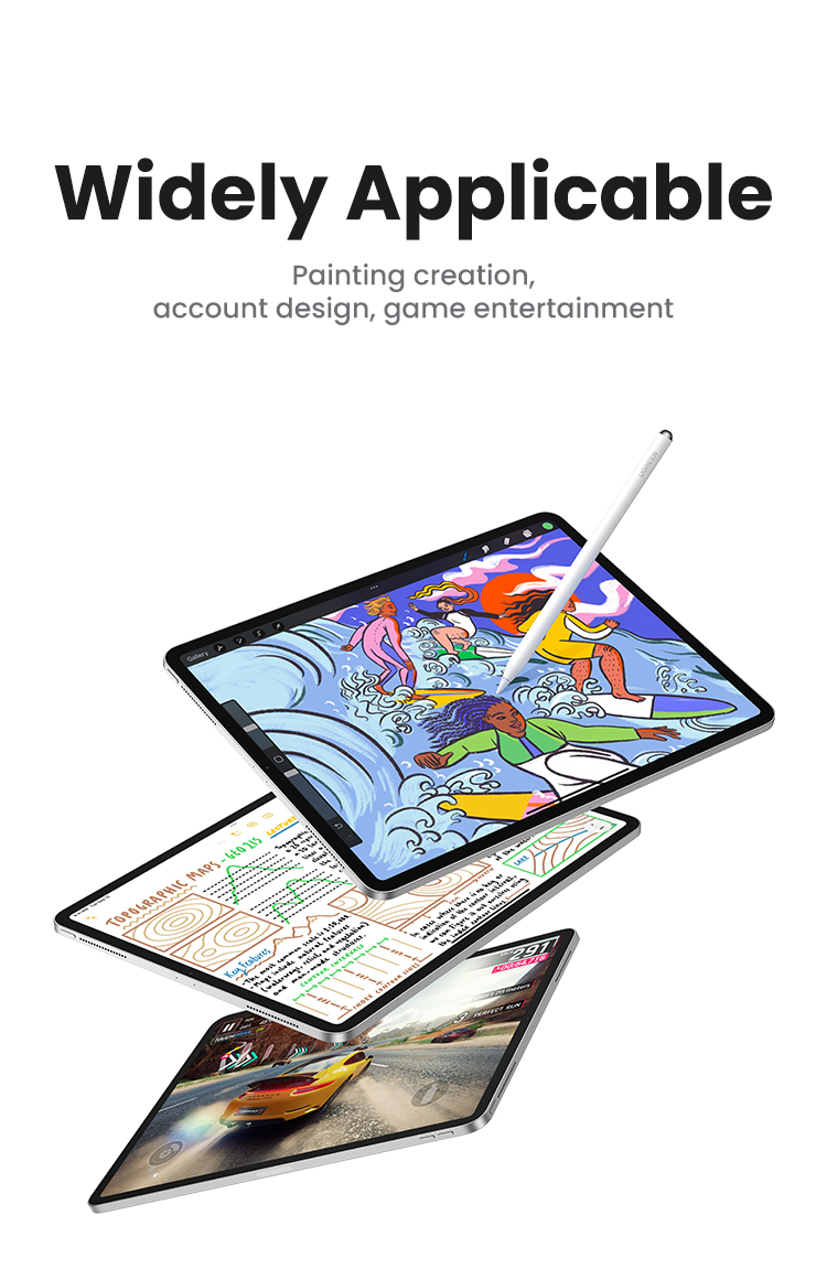 UGREEN Apple Pencil Type-C+Magnetic (2-IN-1)Charging Stylus Pen ...