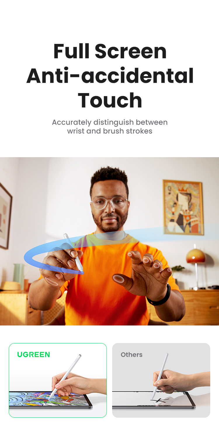 UGREEN Apple Pencil Type-C+Magnetic (2-IN-1)Charging Stylus Pen ...