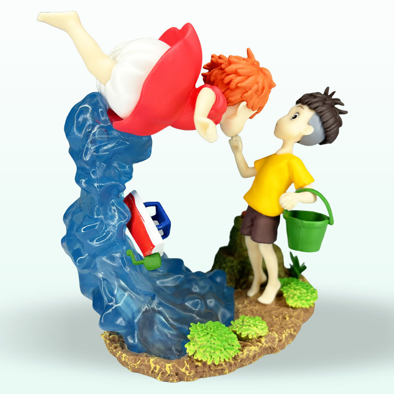 15cm Ponyo On The Cliff Figure Ponyo Sousky Seagal Figure Pvc Gk Statue ...
