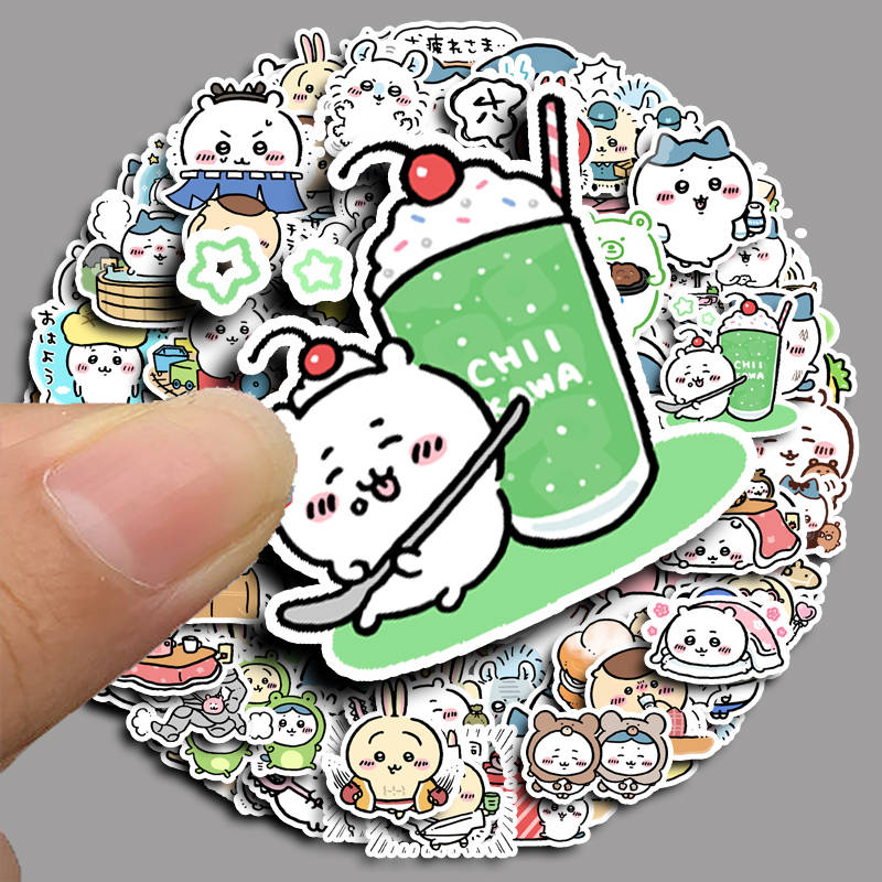 100PCS Chiikawa Stickers - Waterproof Vinyl Decals for Laptop, Water ...