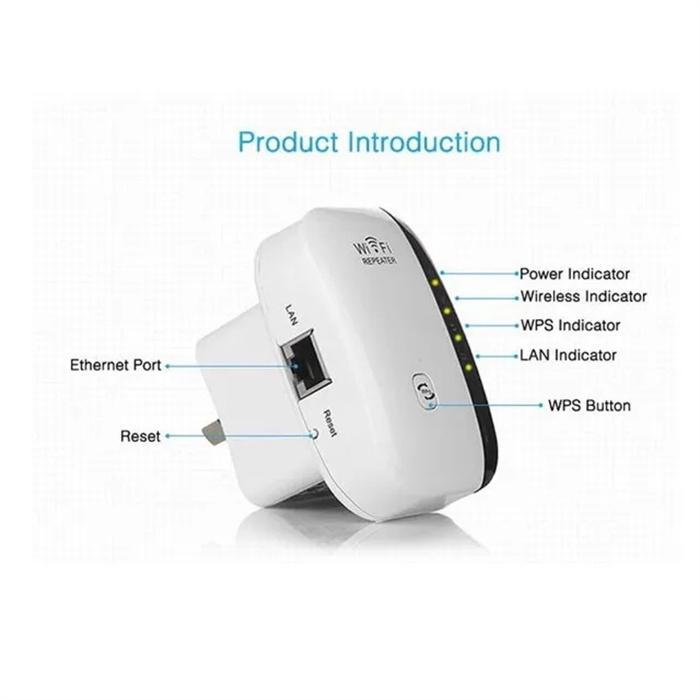 AVIDUS Wi-Fi Repeater 300Mbps Network Signal Extender Wireless Router ...