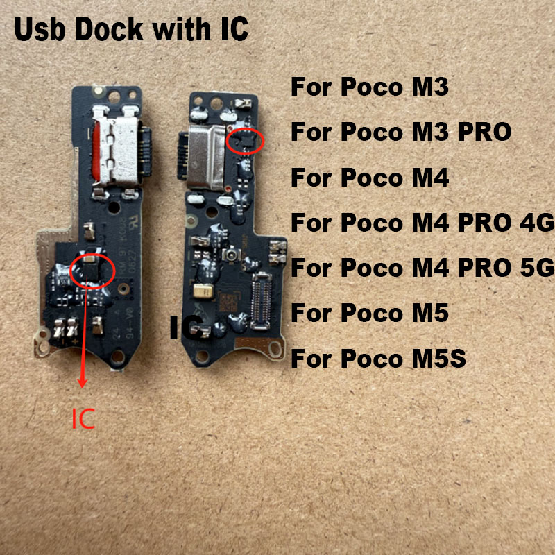 For Xiaomi Poco M3 M4 M5 M5S M6 PRO USB Charger Charging Port Dock ...