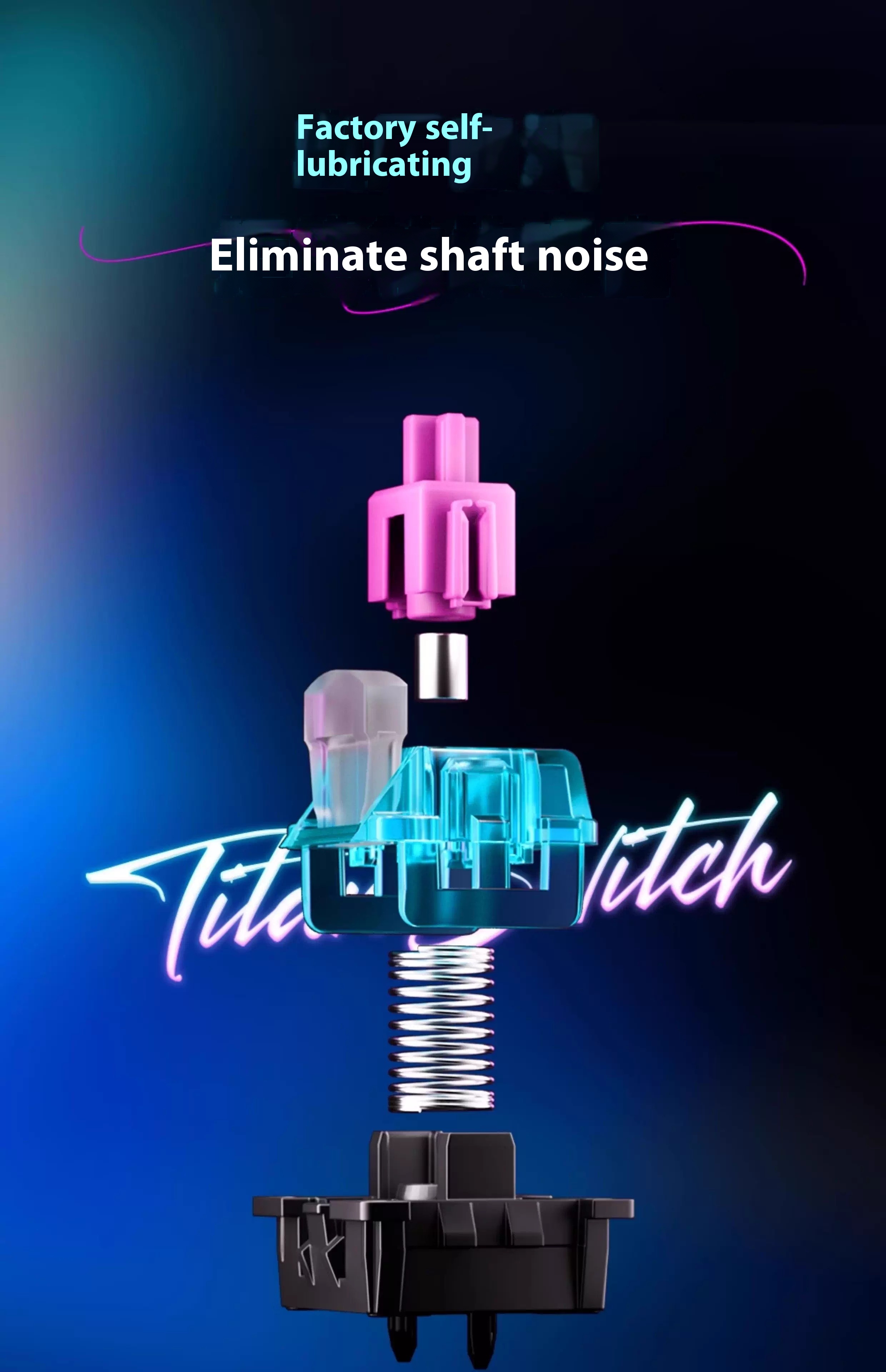 TitanNation Miami Magnetic Switch Linear Tactile Sensation Can Freely ...