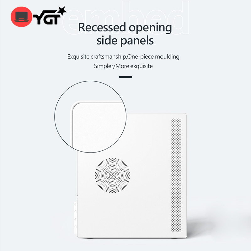 YGT V100 Computer Case With PSU Gaming Micro ATX Desktop Case (Black ...