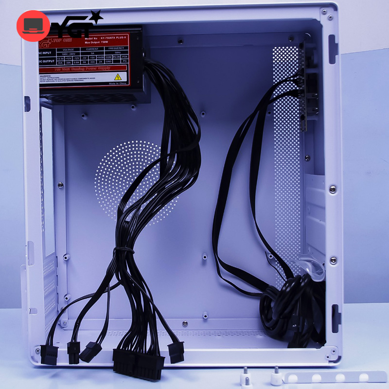 YGT V100 Computer Case With PSU Gaming Micro ATX Desktop Case (Black ...