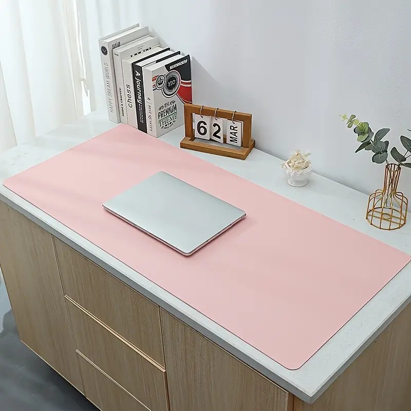 Large PU Leather Mouse Pad Desk Mat Waterproof Writing Pad Laptop ...