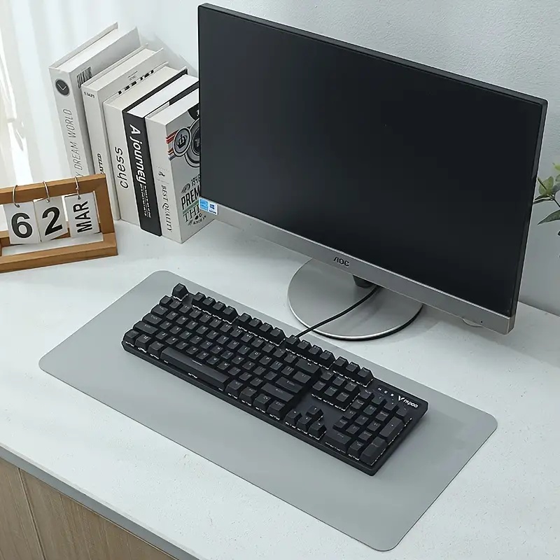 Large PU Leather Mouse Pad Desk Mat Waterproof Writing Pad Laptop ...