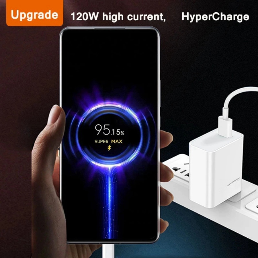 USB Type-C 120W 6A Super Fast Charging Cable for All Xiaomi Phones ...