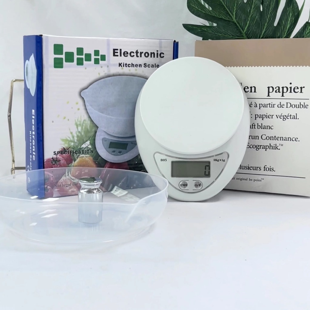 Kitchen Scale With Tray Food Scale Digital Weighing Scale Kitchen LED ...