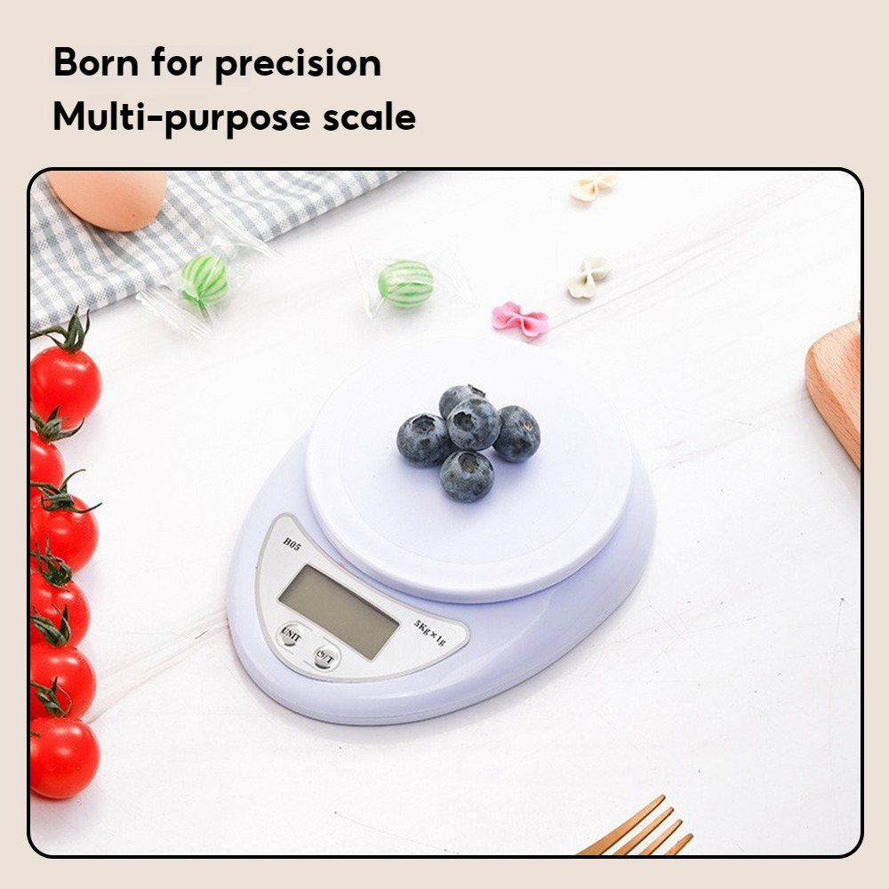 ️Kitchen Scale With Tray Food Scale Digital Weighing Scale Kitchen LED ...