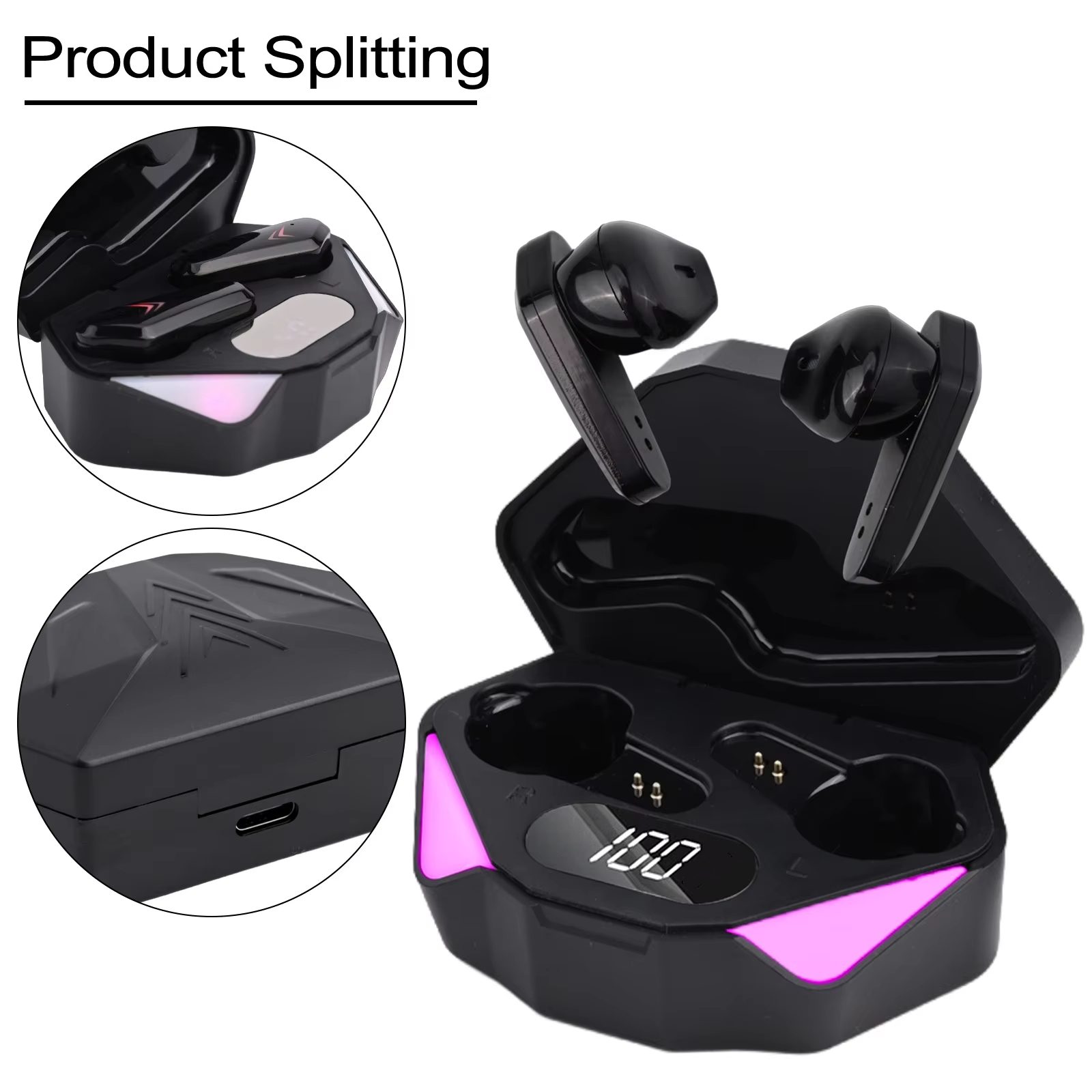 X15 Earbuds TWS Wireless Bluetooth Gaming Headphone Stereo Sound HIFI ...