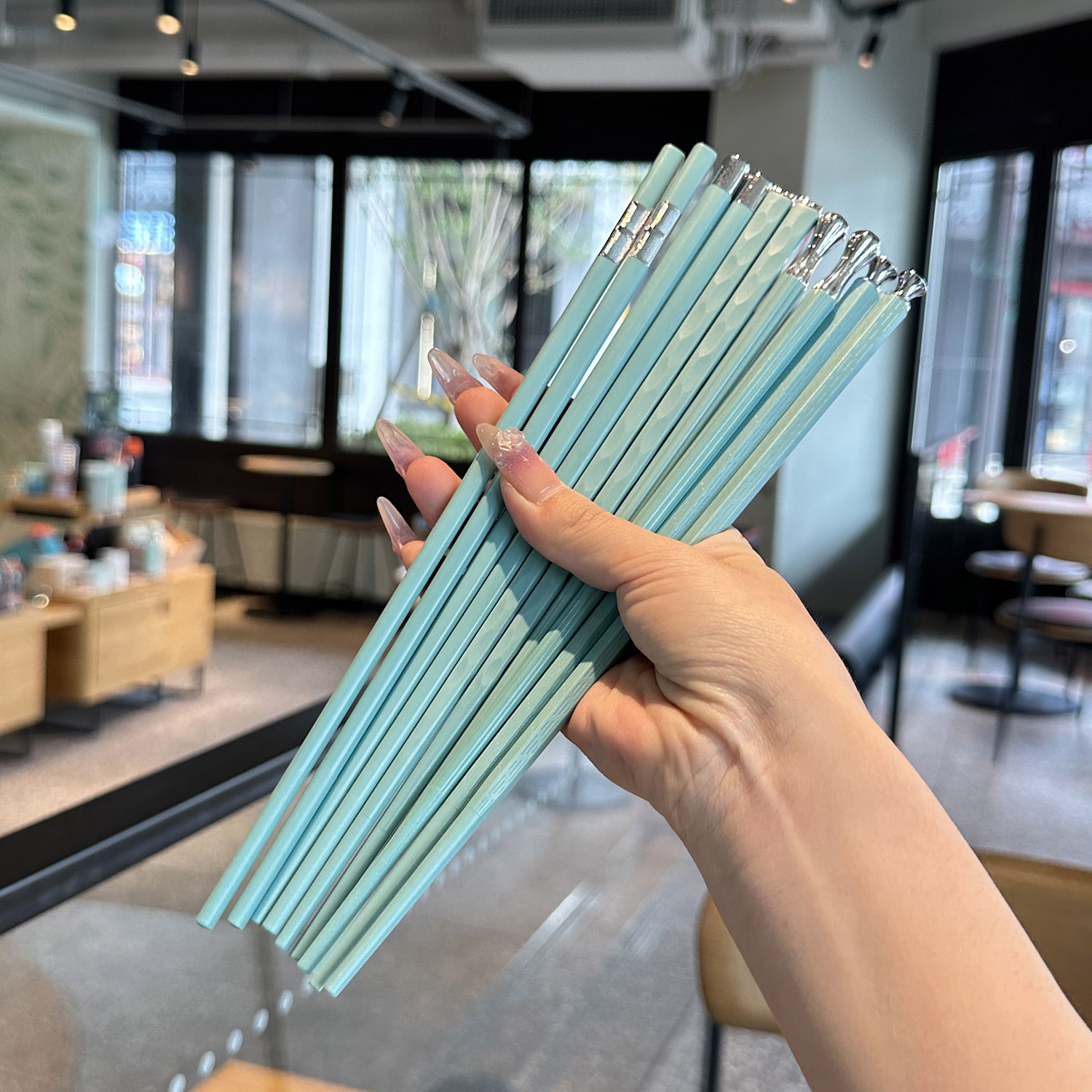 Japanese Exquisite Alloy Chopsticks 5 Pairs Very Beautiful Chopsticks ...