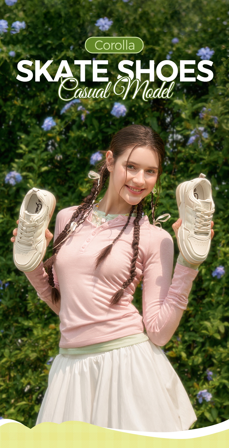 【Loved by 999+】COROLLA New Women's shoes white&pink sneakers Premium ...