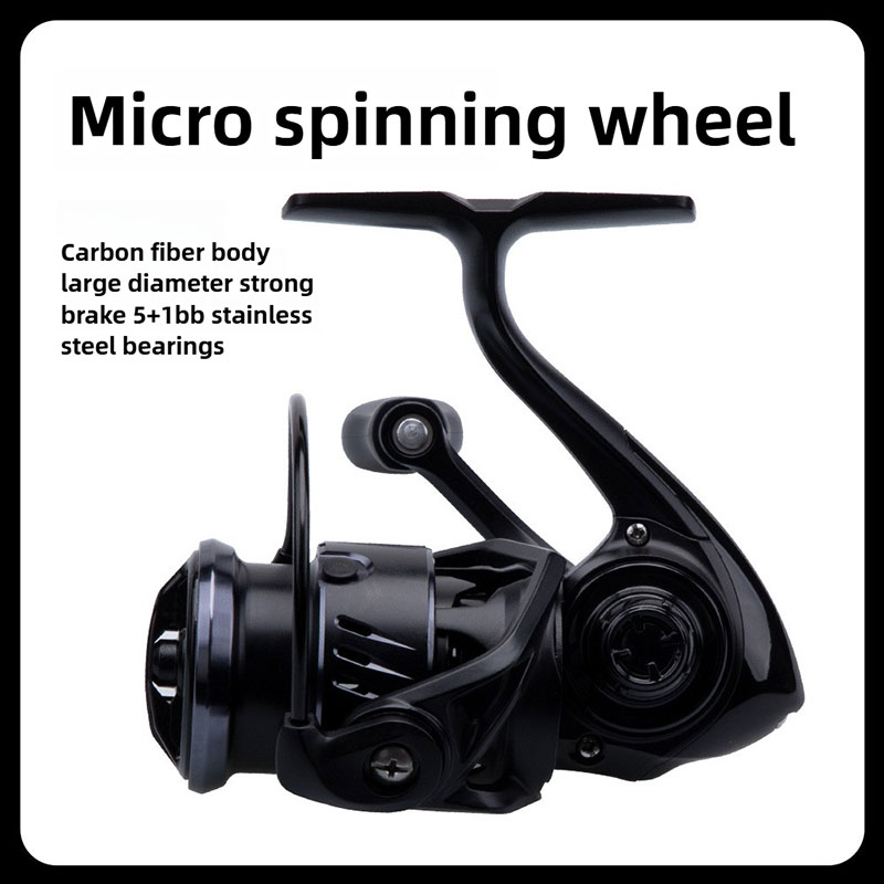 Spinning Fishing Reel Slant Mouth Wire Cup Micro Spinning Reel 4KG Drag ...