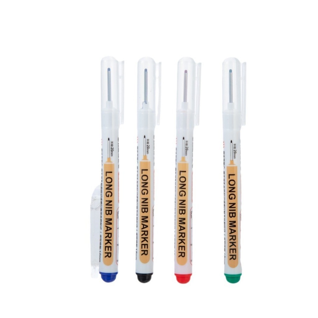 5PCS Oil-Based Marker Pens - Long Tip for Woodworking, Ceramic ...