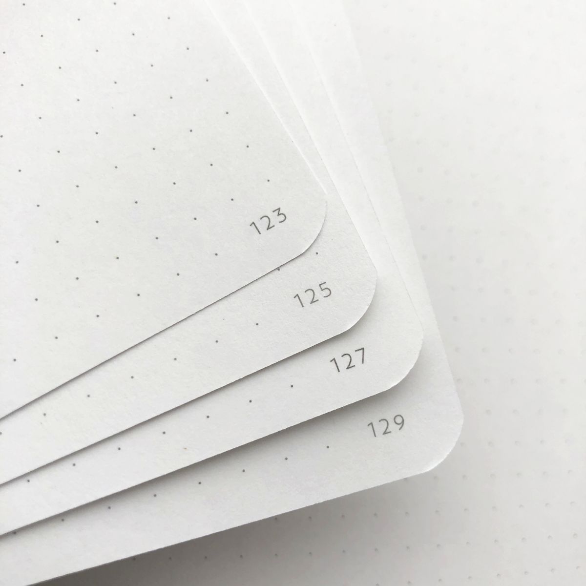 Ginkgo Leaf BUKE A5 PU Leather Dot Grid Journal – 160 Pages, Numbered ...